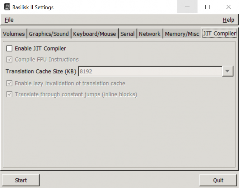 Basilisk II: Using Basilisk II to edit my Macintosh 68k bootable image ...